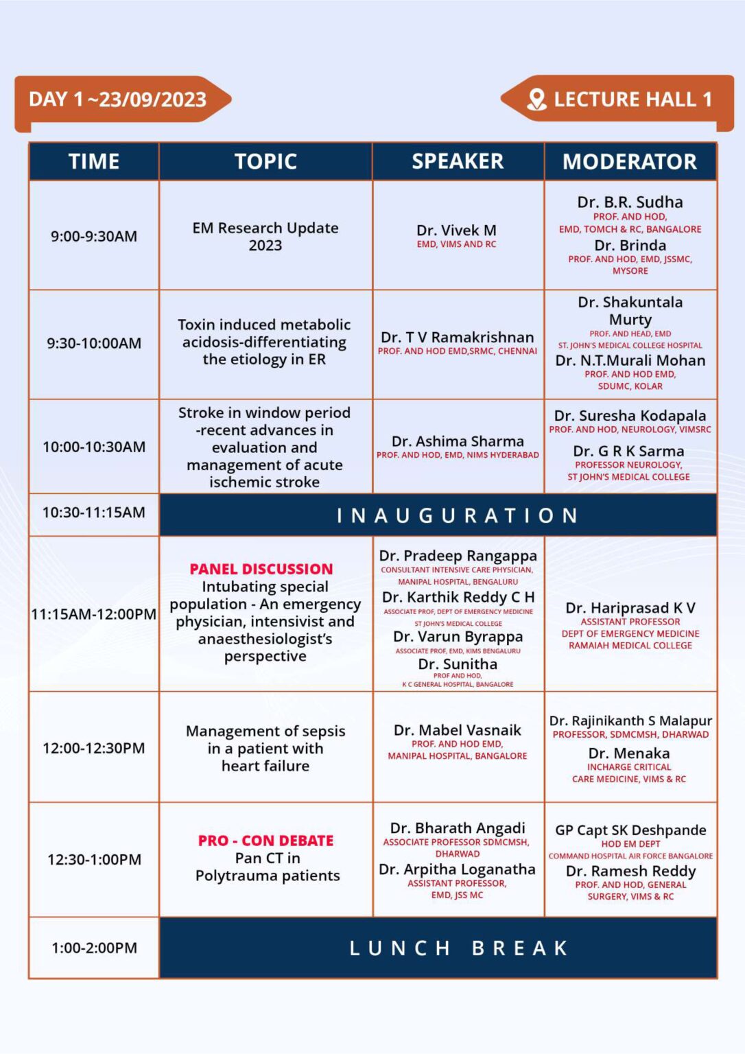 Scientific Program - Conference